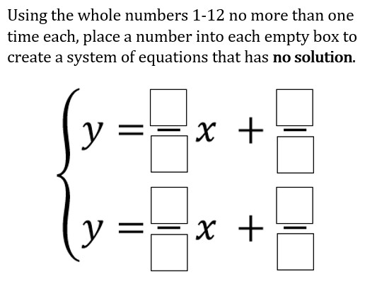 Open Middle Problems – EZMath Blog